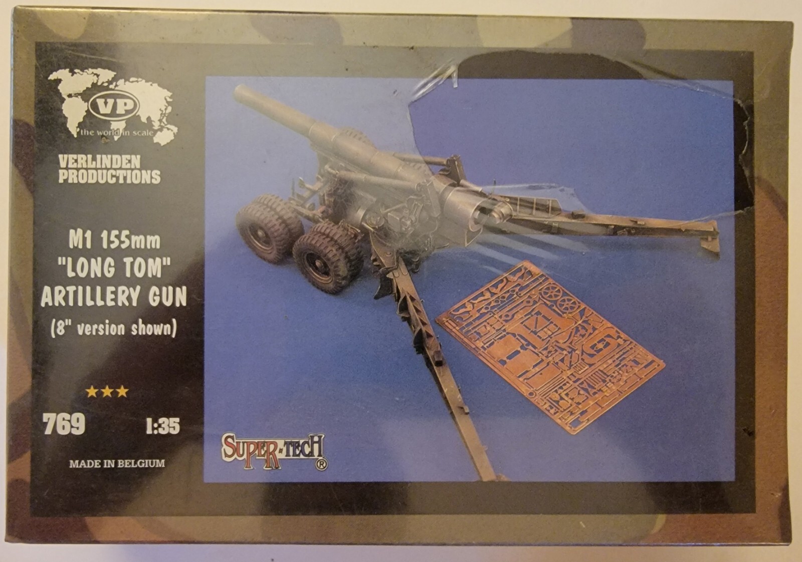 Verlinden USA WWII M1 155MM Long Tom Artillery Gun 1:35 Scale Model Kit ...