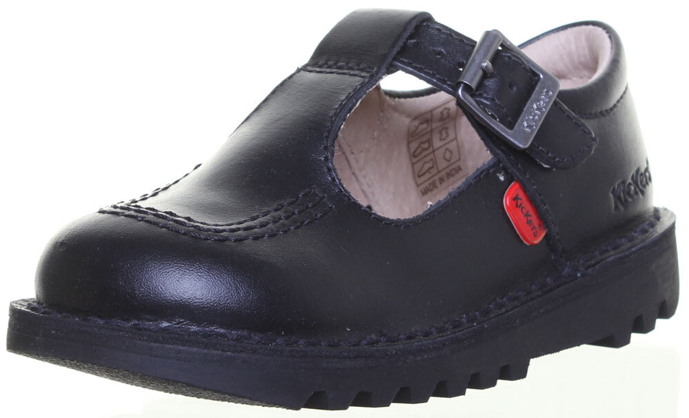 Kickers Kick T iCore Leather Buckle Back to School Girls Shoes US Size ...