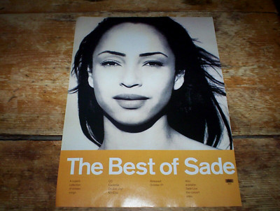 SADE / THE BEST OF SADE: 1994 Vintage ( 9" x 11" ) magazine PROMO Ad NM ...