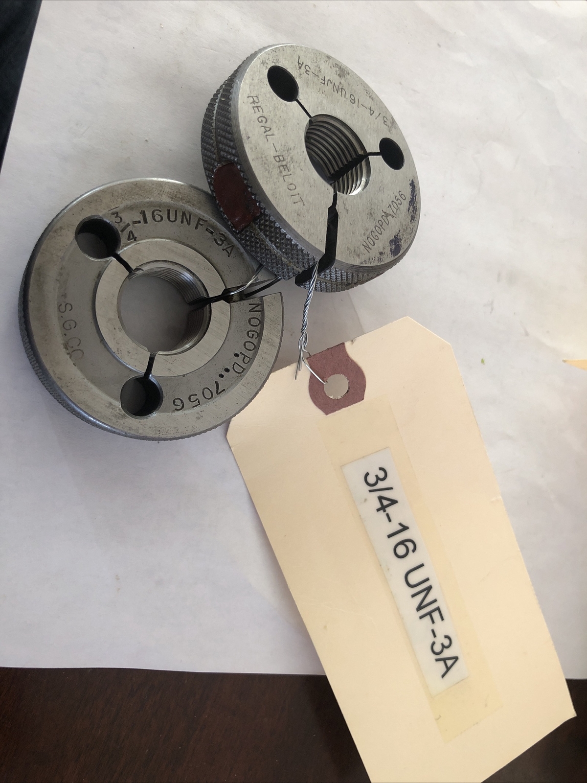 3/4 - 16 UNF-3A Thread Rings | eBay