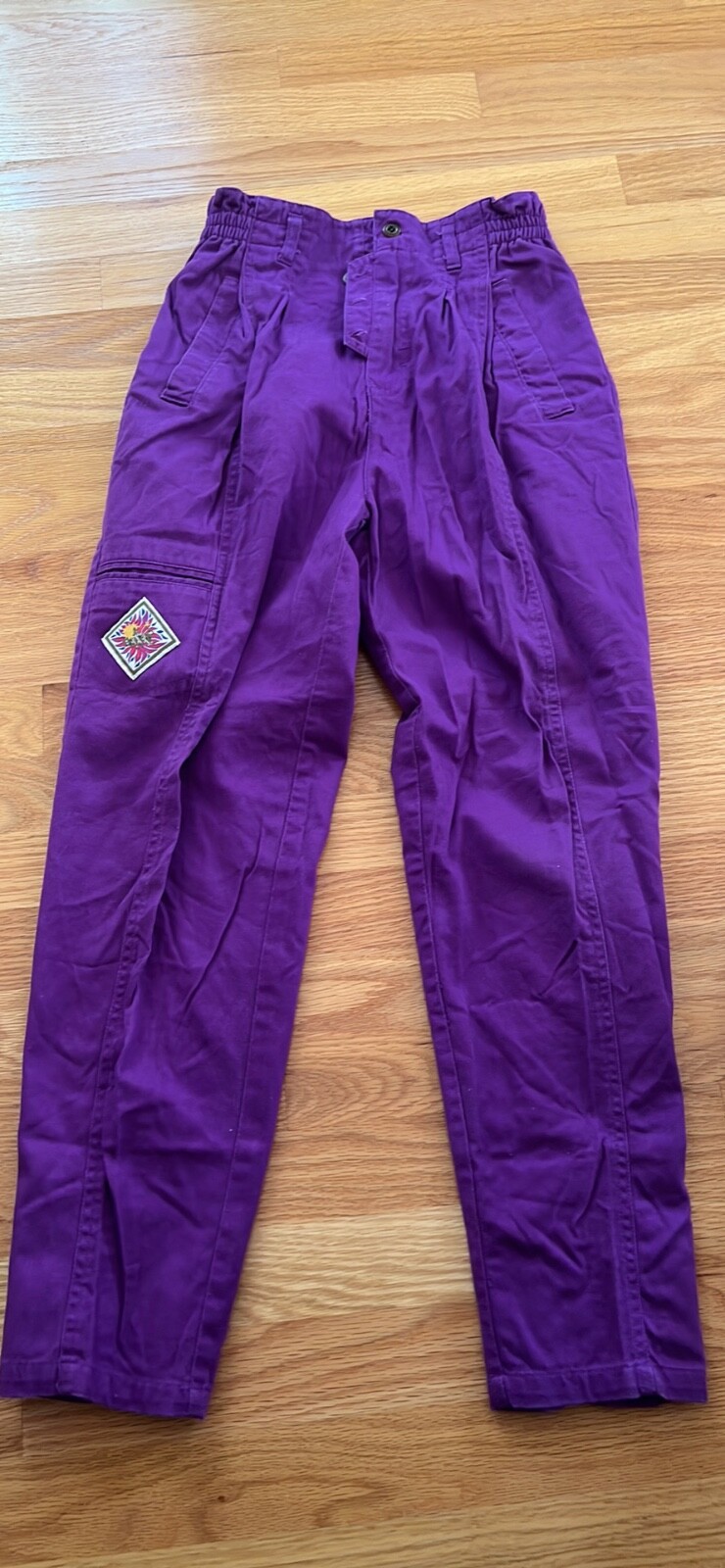vintage dockers girls purple pants size 12 | eBay