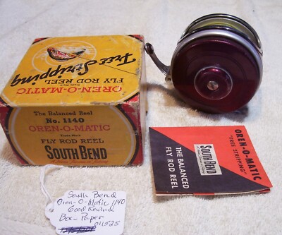 102023 VINTAGE SOUTH BEND OREN-O-MATIC 1140 FLY REEL SEE REEL TAG ...
