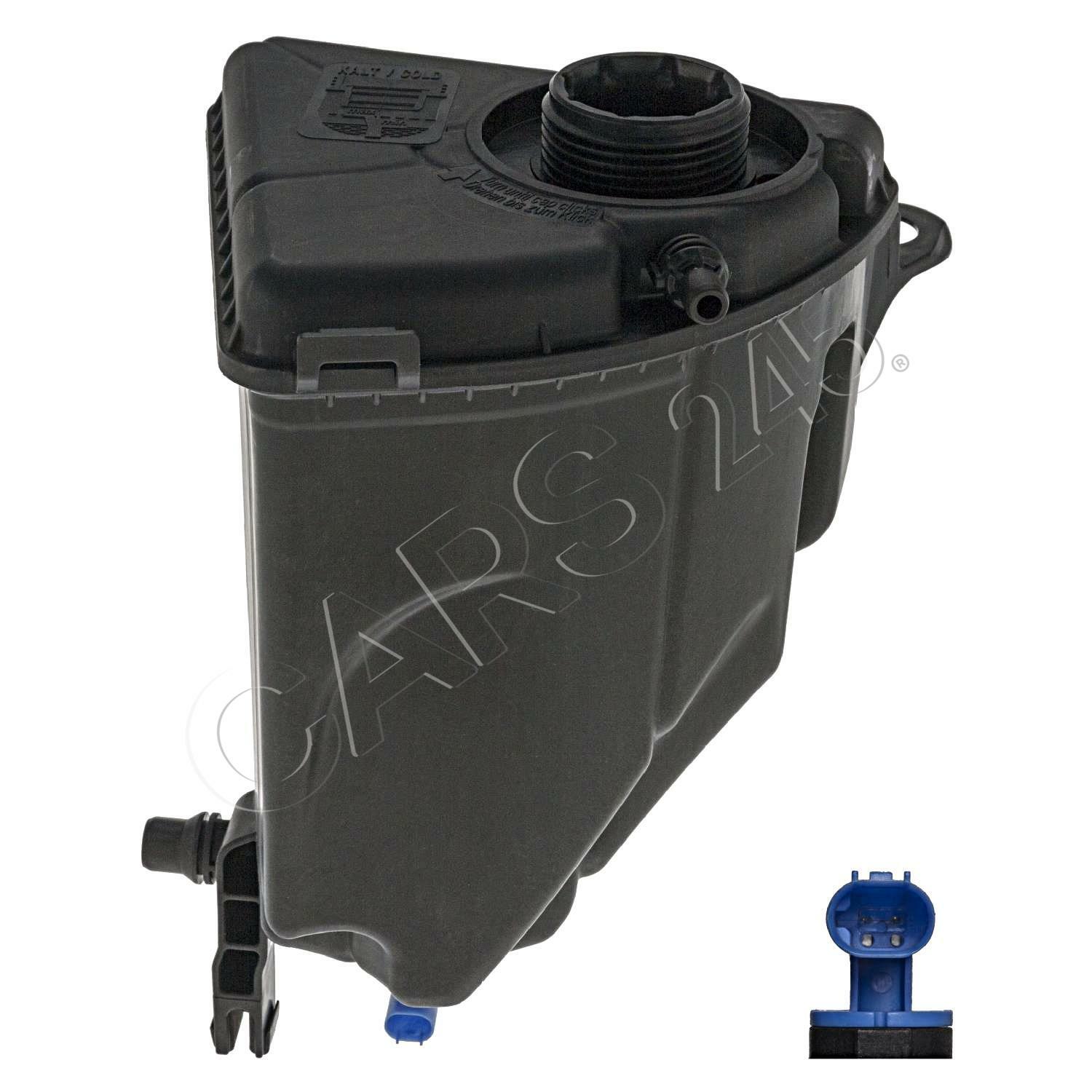 Coolant Expansion Tank Plastic Black FEBI For BMW F01 F02 F03 F04 ...