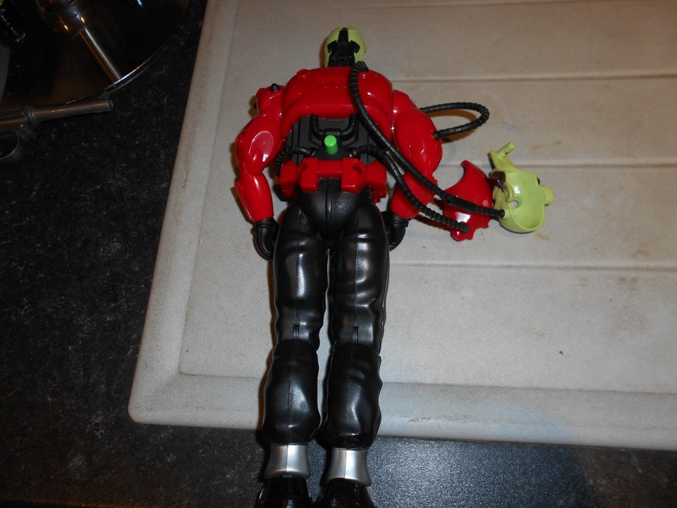 Vintage Action Man Red Dr X Robot 310 Exploding Armour Cyborg Hasbro ...
