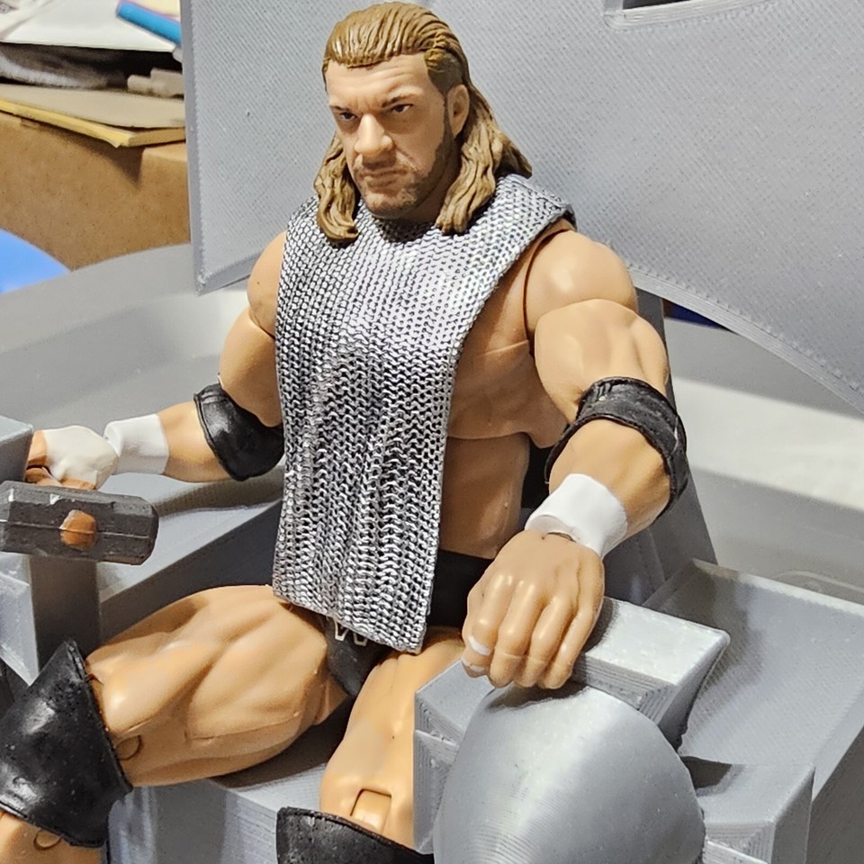 WWE Mattel Triple H King Of Kings Throne Accessory | eBay