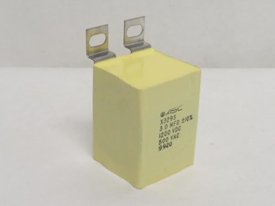 180911 New-No Box; ASC X329S 3.0 MFD Capacitor 3.0MFD 1200VDC/500VAC; | eBay
