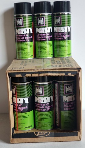 12 MISTY A00369 Contact & Circuit Board Cleaner IV Spray Aerosol Can ...