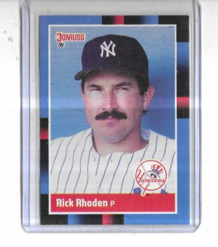 1988 Donruss #128 Rick Rhoden New York Yankees | eBay