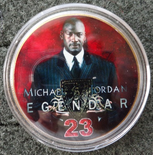 MICHAEL JORDAN 1 oz 24 KT .gold plated COLLECTIBLE COIN # 3 | eBay