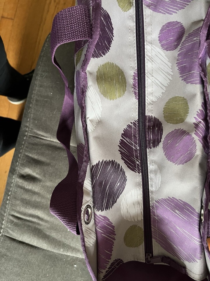 Thirty One All Day Organizing Tote In **Sketchy Dot** Purple Polka Dots ...