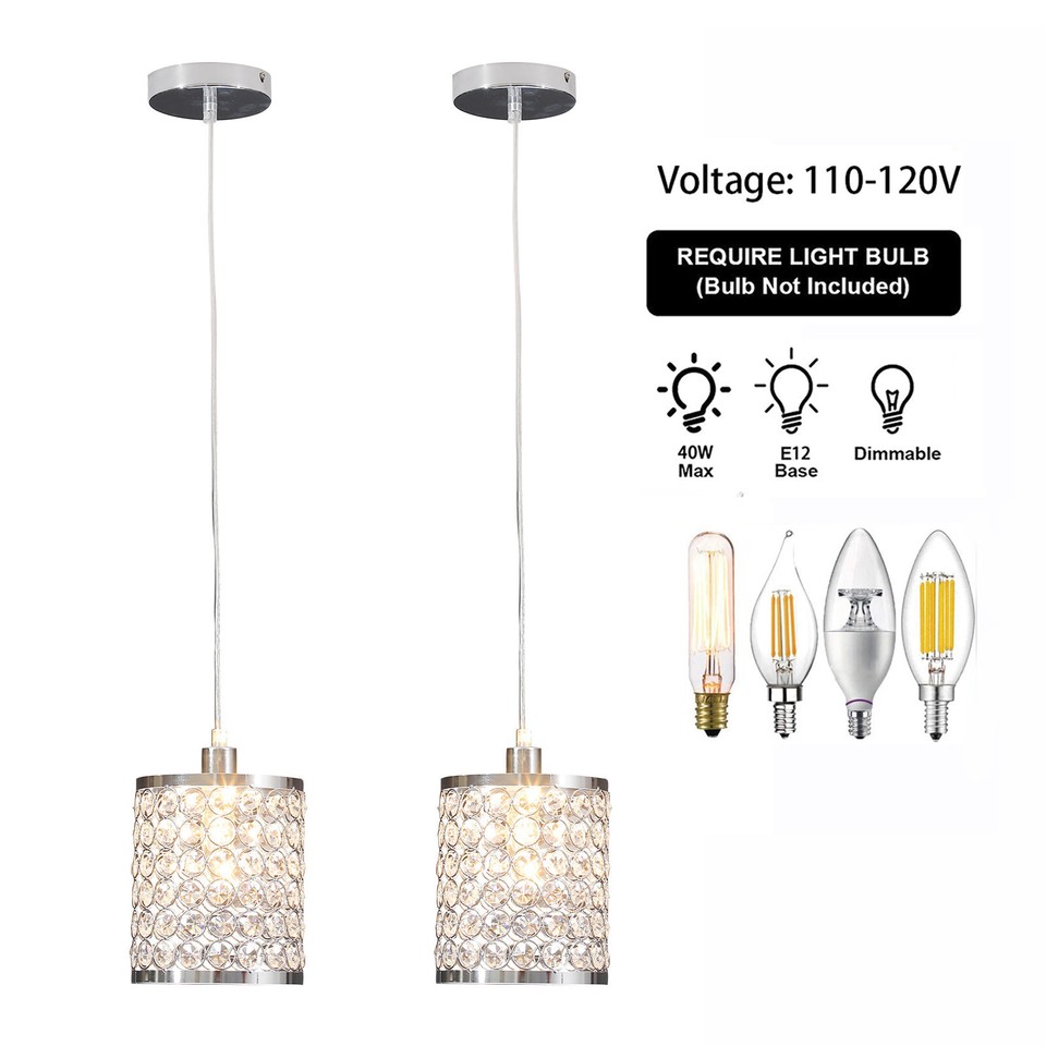 3 Packs Modern Pendant Light Hanging Ceiling Light Fixture Kitchen ...