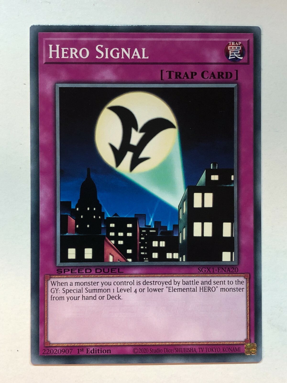 Yu-Gi-Oh! Speed Duel GX: Duel Academy Hero Signal SGX1-ENA20 NM/M | eBay