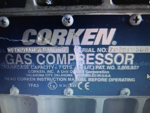 Corken Model D691 Gas Compressor | eBay