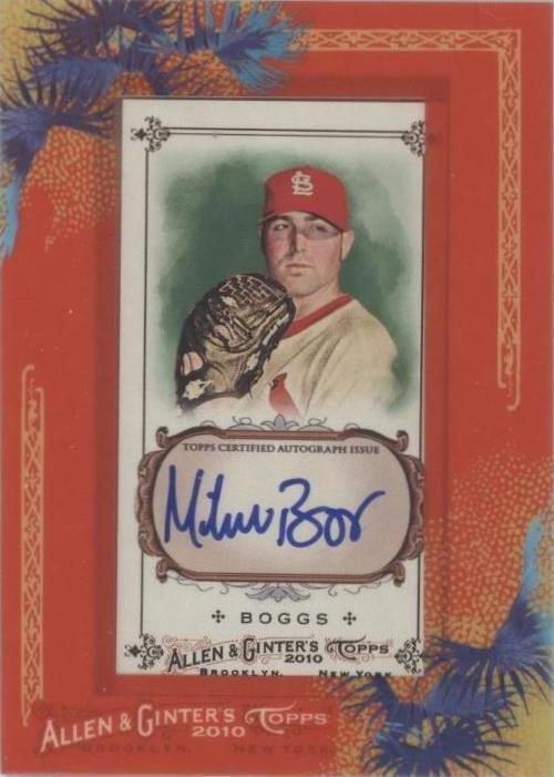 2010 Topps Allen & Ginter's - Framed Mini Autographs Mitchell Boggs # ...