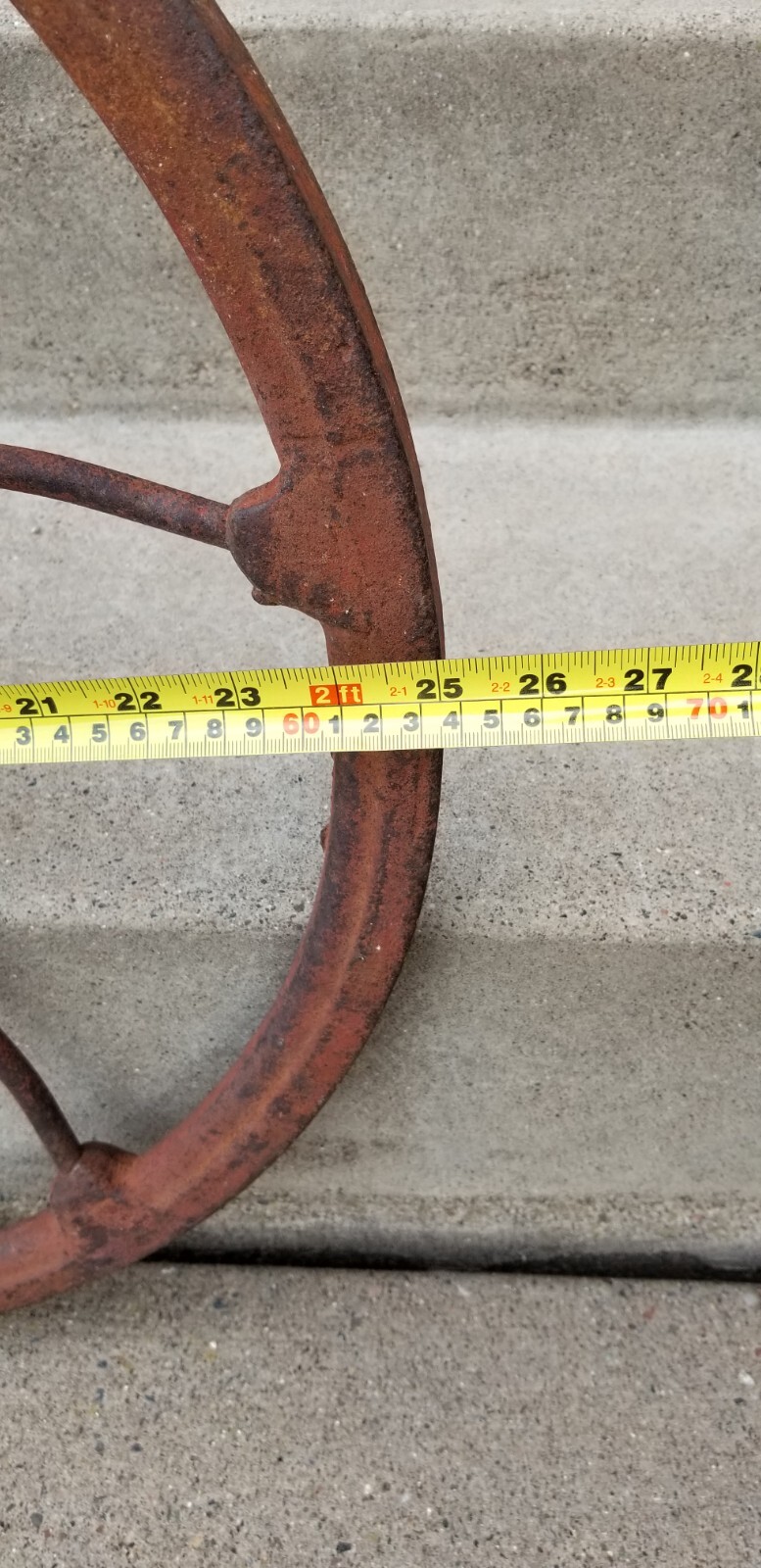 Vintage IH Farm Machinery industrial steampunk, cast iron 25" gear ...