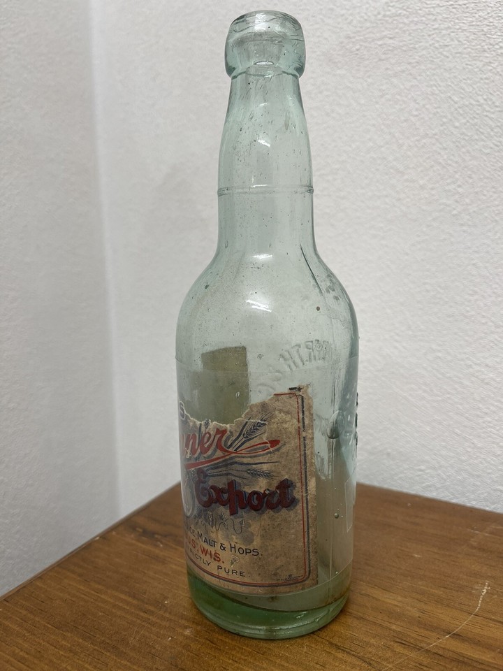 Kurths Beer Pre Prohibition Paper Label Bottle Columbus Wisconsin Wi ...