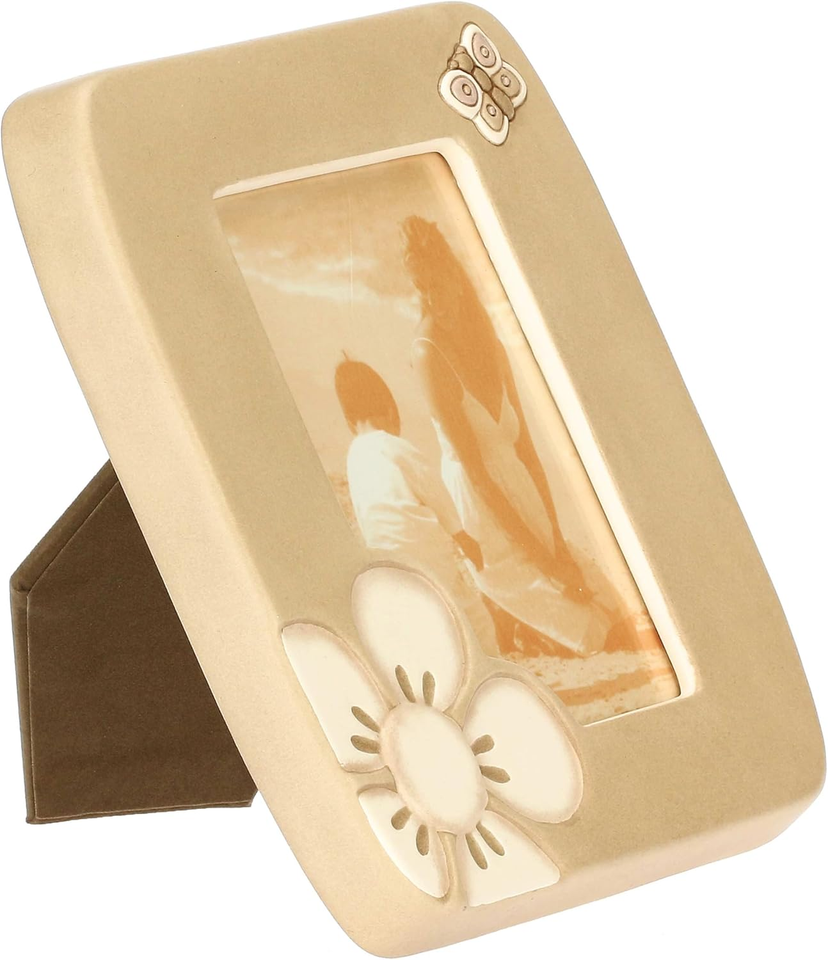 , Portafoto in Ceramica Decorata a Mano, Versione Media, Linea Iconic ...