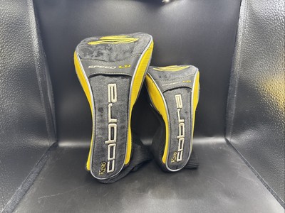 2-King Cobra Head Covers Black & Yellow Speed LD Driver & 5 Wood Head ...