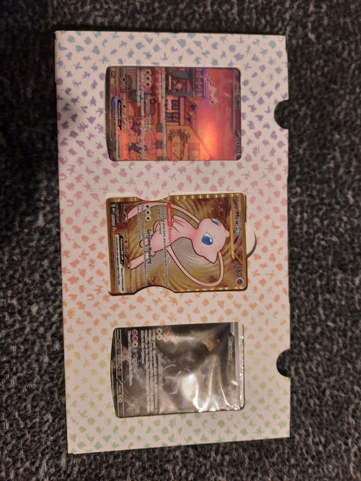 Pokémon 151 Promo Cards Mew Mewtwo Gold Metal Mew Sealed New | eBay