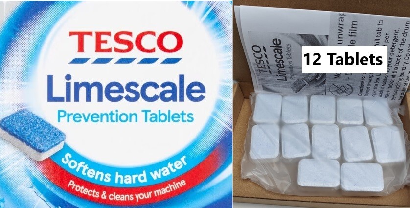 Washing Machine Limescale Prevention Tablets Tesco Softens Hard Water ...