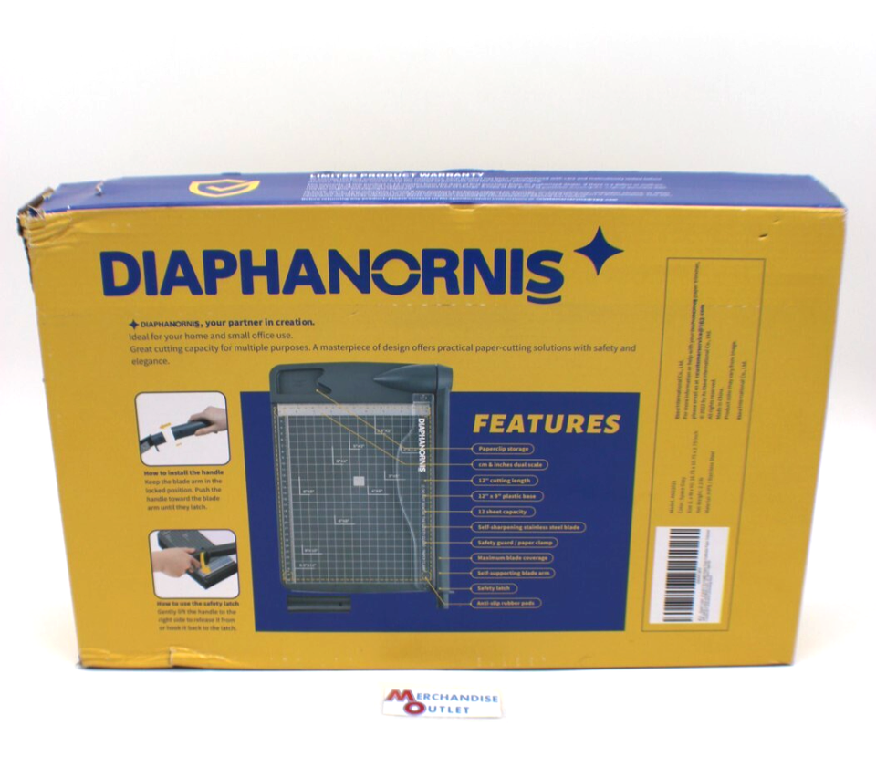 Paper Cutter, Heavy Duty Guillotine Paper Trimmer with Safety Guard and ...