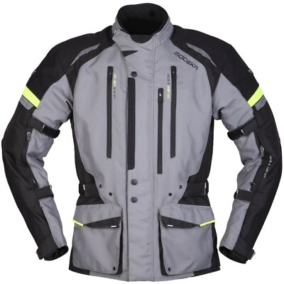 Modeka Striker 2 Men's Motorcycle Waterproof Jacket Textile Touring ...