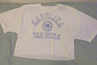 North Carolina Tar Heels Women’s Champion Mid-Drift T-Shirt-Med-NWT | eBay