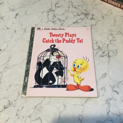 Little Golden Book "Tweety Plays Catch the Puddy Cat" 1975 111-81 | eBay