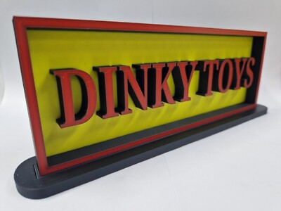 Dinky Toys - Framed 3D Shop Display Collection Sign Collectors Display ...