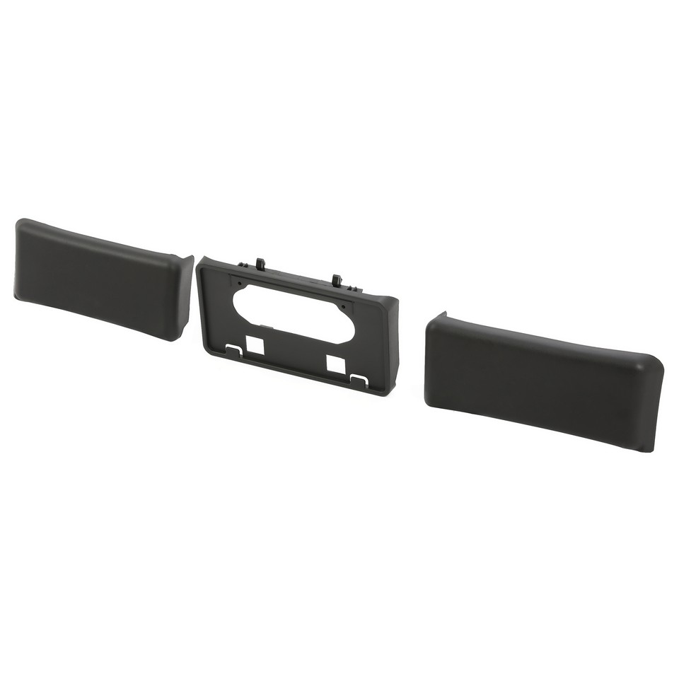 Front Bumper License Plate Bracket & Guards Pads Cap For 2009-2014 Ford ...