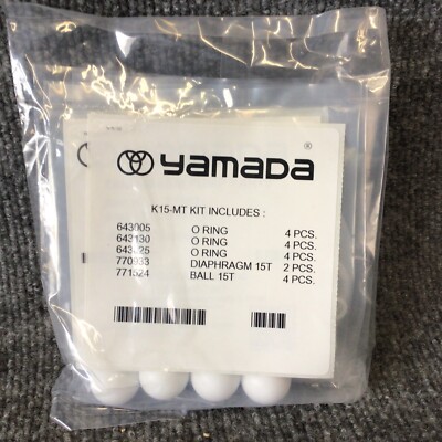 Yamada K15-MT Double Diaphragm Pump repair Kit for NDP-15BAT & BST New ...