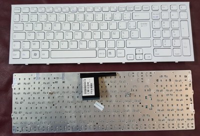 Tastiera Francese Azerty Sony Ec MP-09L26F0-8863 550102K27-515-G Bianco ...