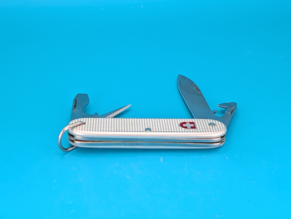 Wenger Soldat Standard Issue Silver Alox Old Cross Swiss Army Knife ...