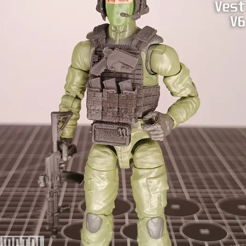 1/12 Flexible Tactical/Ballistic Vest V6 For Gi Joe Valaverse Marvel ...