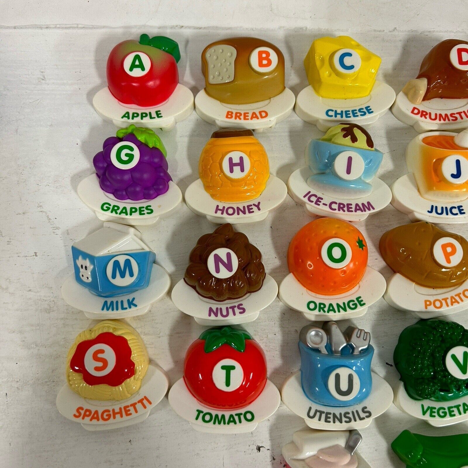 Vtech ABC Alphabet Food Fun Refrigerator Magnets COMPLETE A-Z | eBay
