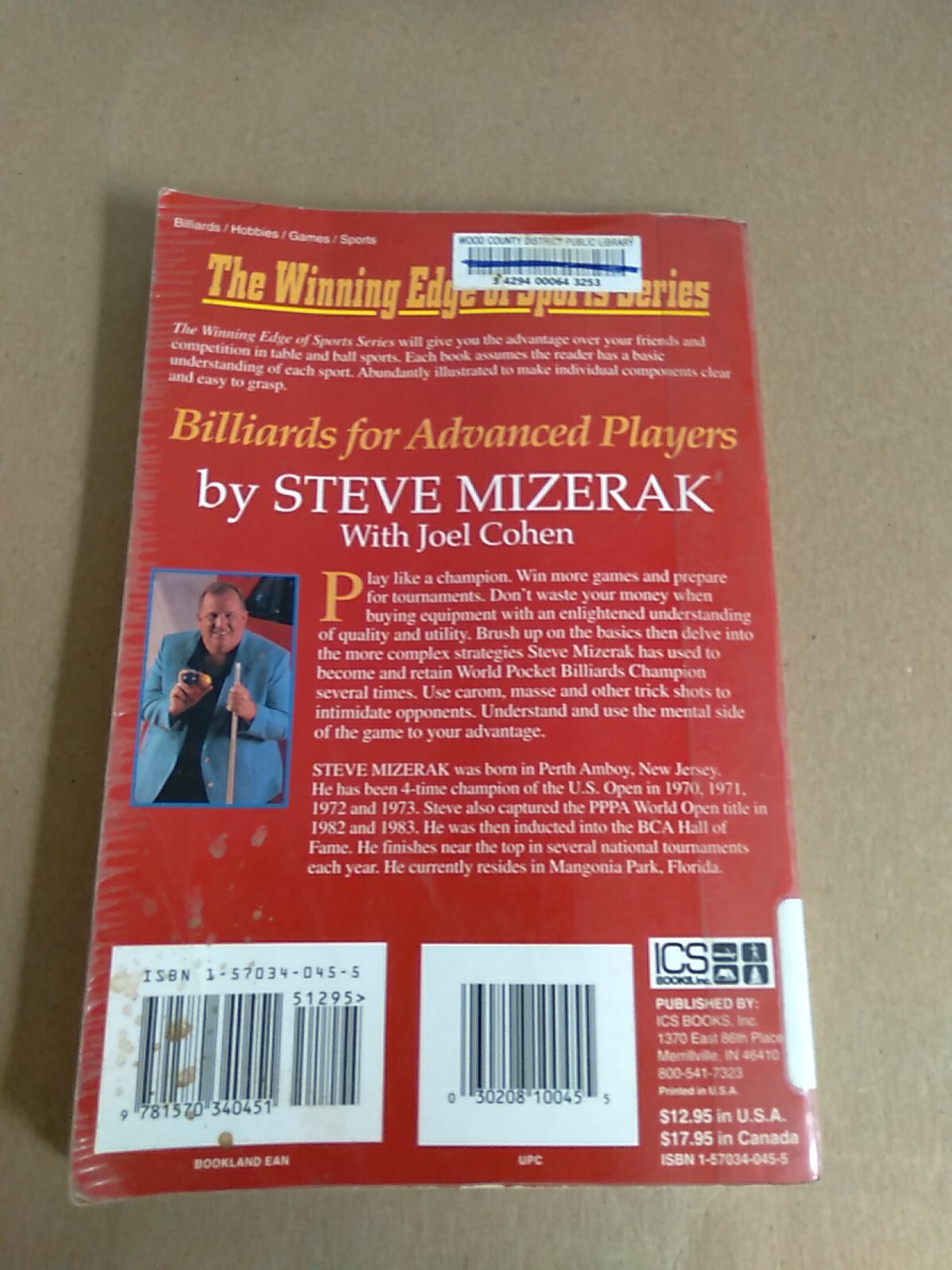 Sports and Games Basic Ser.: Billiards for Advanced Players by Joel ...