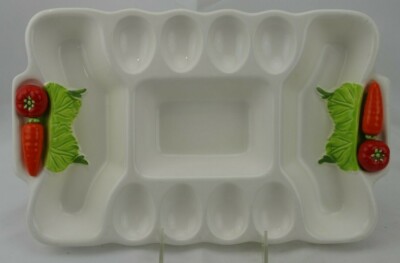 Vintage Japan MCM Mid Century Jamestown China Garden Delight Deviled ...