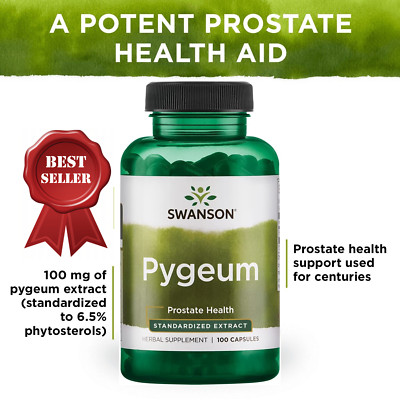 PYGEUM Africanum Prostate Bladder Urinary Tract Health 100 Caps 250mg ...