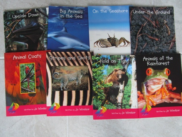 Lot of 8 Sails Emergent Level Science Animals Easy Readers Rigby Press ...