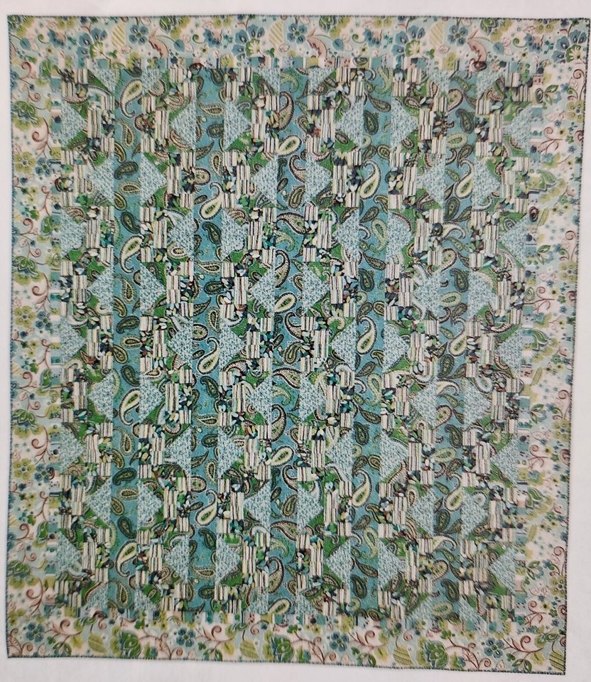 "Azure Light" Quilt Pattern from 2009 Magazine Confident Beginner | eBay