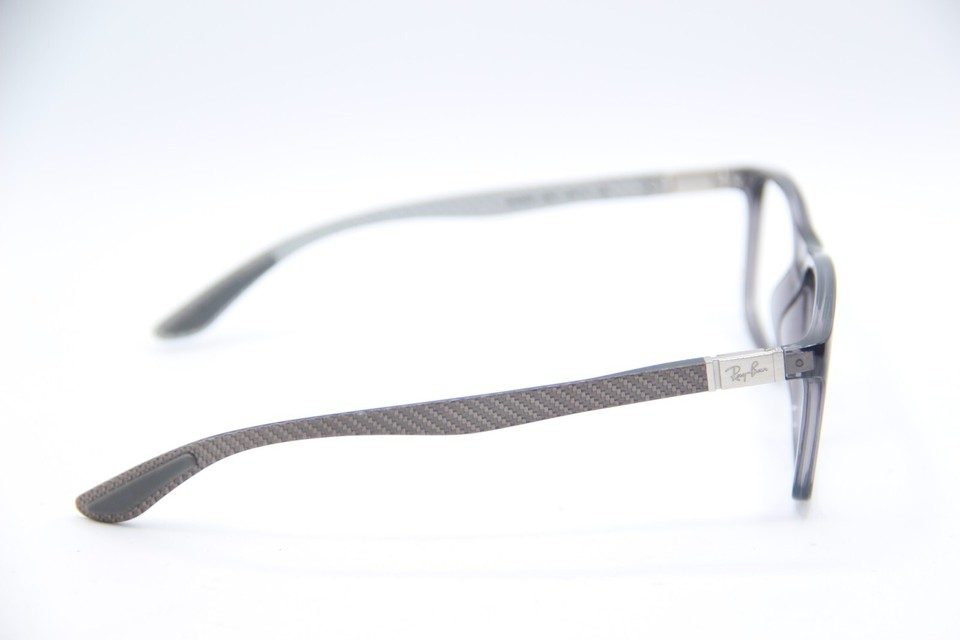 NEW RAY-BAN RB 8908 8061 GREY CARBON FIBER AUTHENTIC FRAMES EYEGLASSES ...