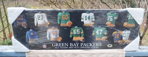 SEALED NFL GREEN BAY PACKERS WOODEN SIGN "ALLTEAMS NOT CREATED EQUAL ...