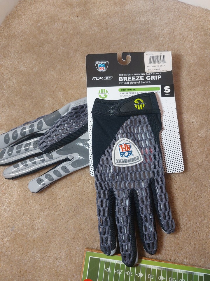 REEBOK NFL BREEZE GRIP ADULT RECEIVER FOOTBALL GLOVES, RF0035, NWT | eBay