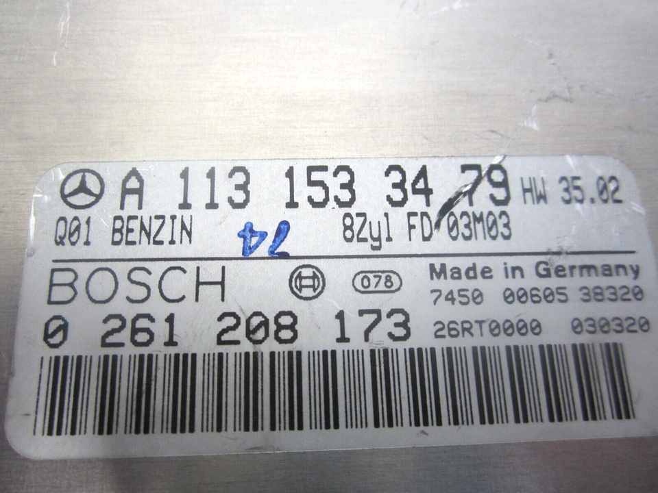 MERCEDES-BENZ S-CLASS OEM ENGINE CONTROL MOSULE A1131531279 #3F-8 | eBay