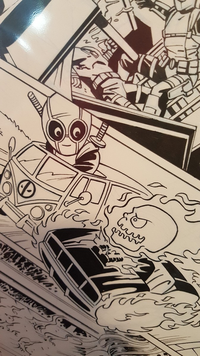 Deadpool Kills Ghost Rider Ghost Rider Revs Up Antihero Laden