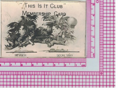 Membership Card, This is It Club Hunting | eBay