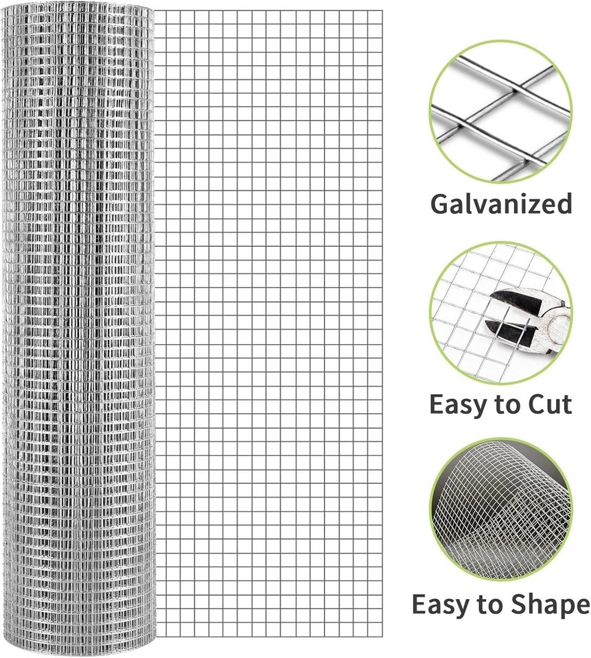 Galvanized Wire Mesh - 200mm x 6m Rodent Proofing Wire Metal Mesh ...