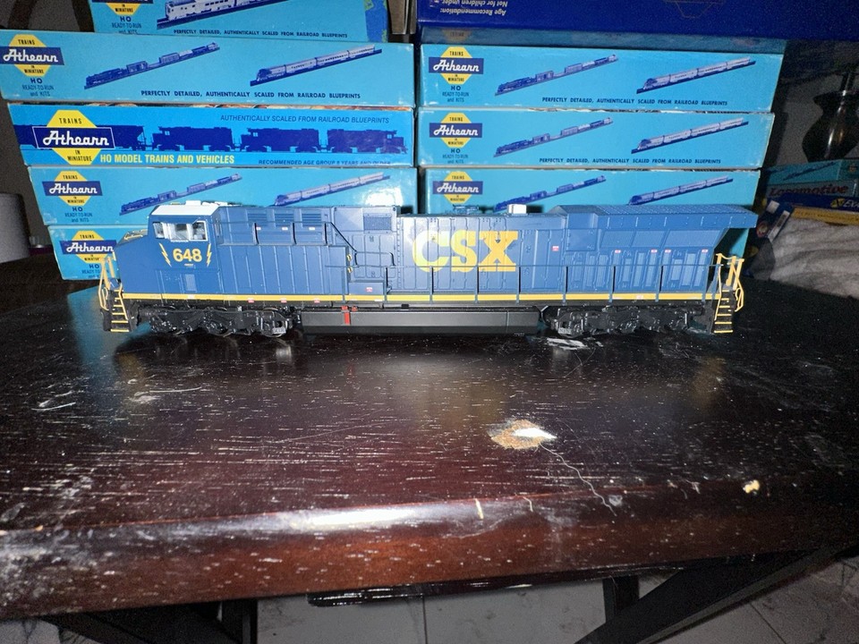 BLI HO CSX GE AC 6000 Diesel Locomotive Sound/DC/DCC #648 paragon 3 ...