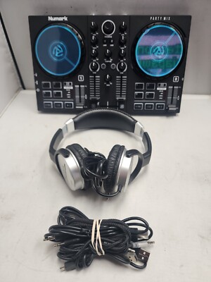 Numark Party Mix DJ Controller w/ Numark Headphones HF-125! | eBay
