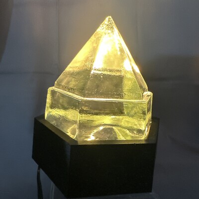 Vintage Ship's Deck Prism Light Green Glass Nautical Pyramid Boat ...